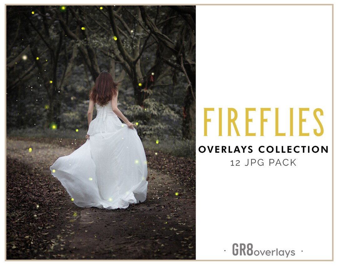 FIREFLIES Overlays Photoshop Pixie Dust Overlays Fairy - Etsy