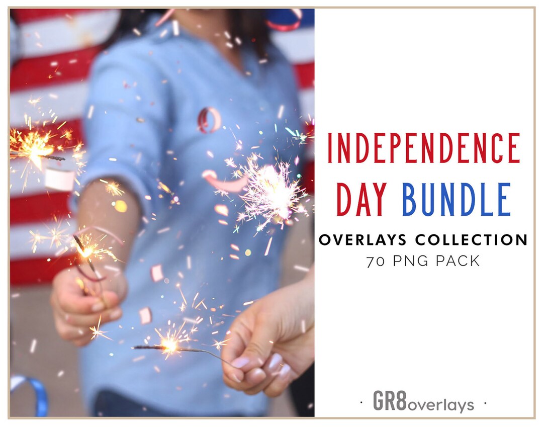 70 INDEPENDENCE DAY Overlays Bundle Photoshop Overlays USA - Etsy