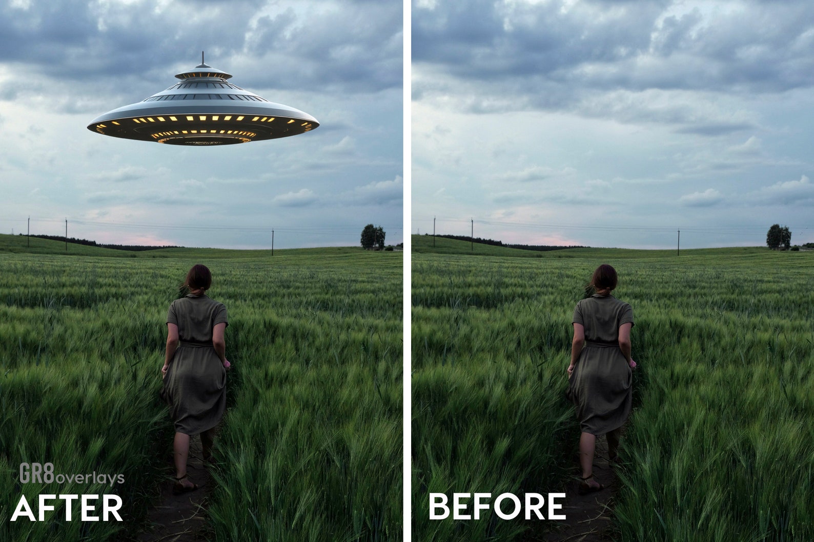 25 UFO Overlays, PNG Files, Photoshop Overlay, Photoshop Overlays ...
