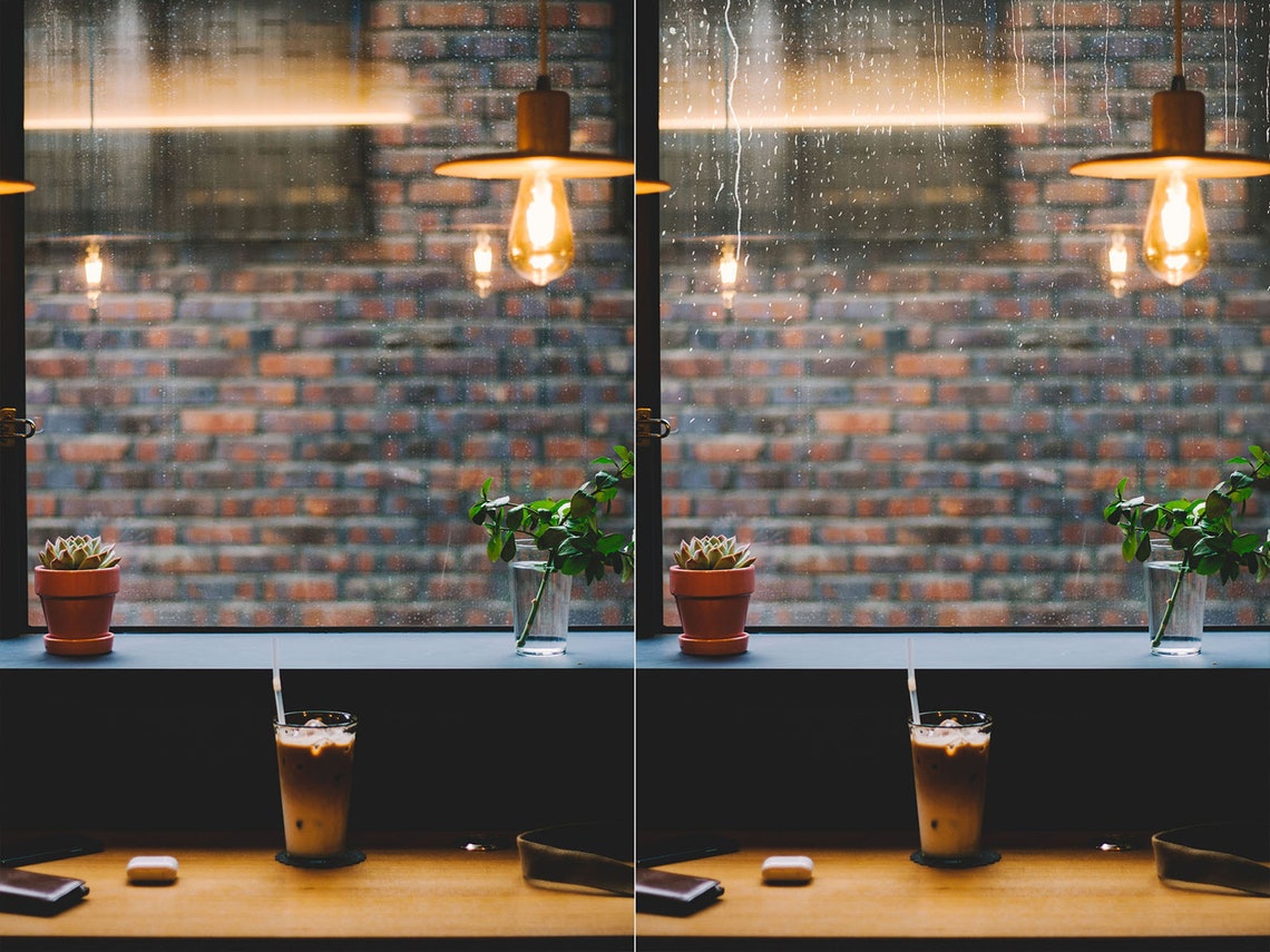 RAIN DROPS OVERLAYS Rainstorm Overlays Rain Overlays | Etsy