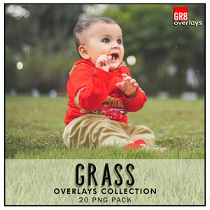 20 GRASS Overlays, Photoshop Overlays, PNG Files, Photo Overlays ...