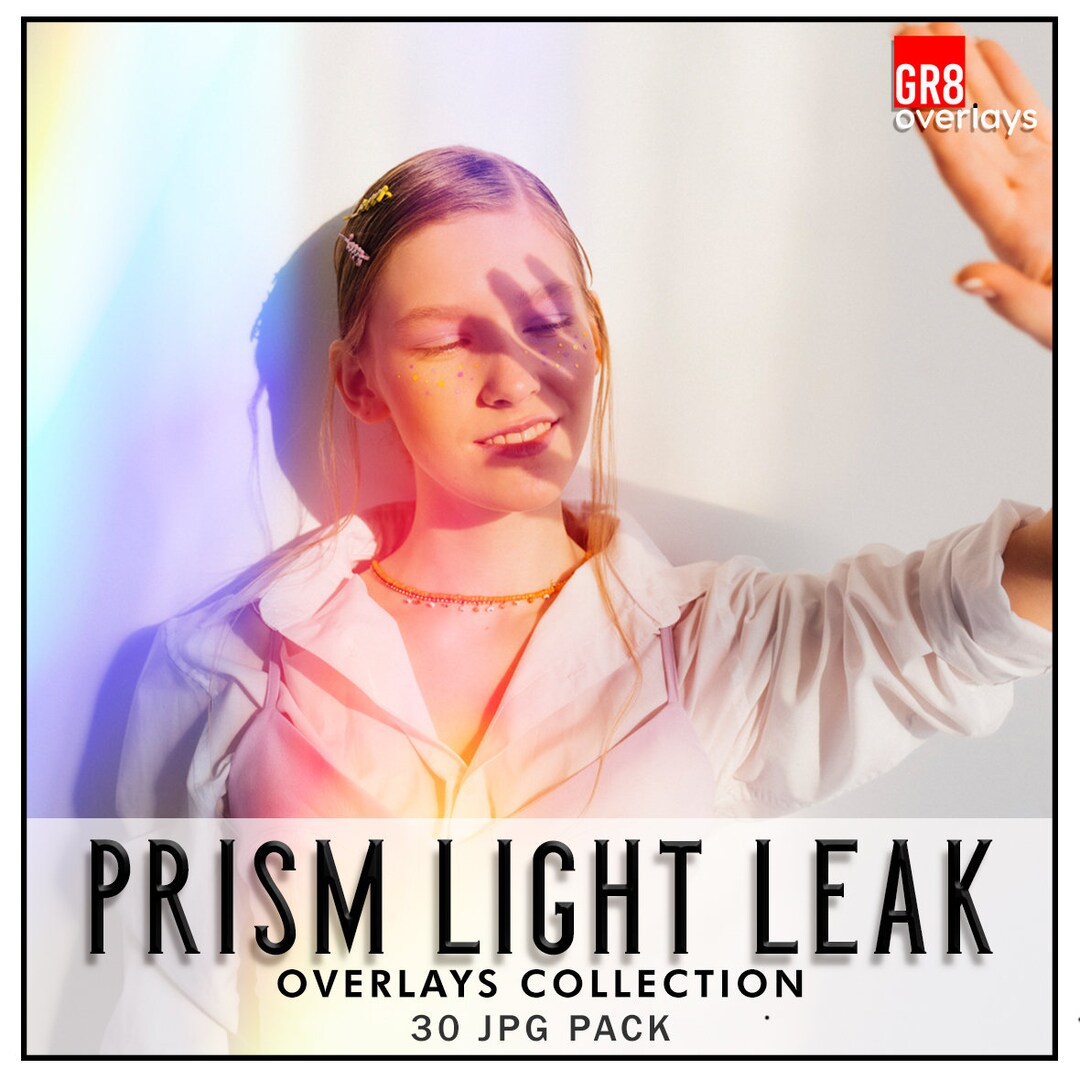 30 PRISM Light Leaks, DIGITAL Files, Light Leaks, Colorful Light, Jpg ...