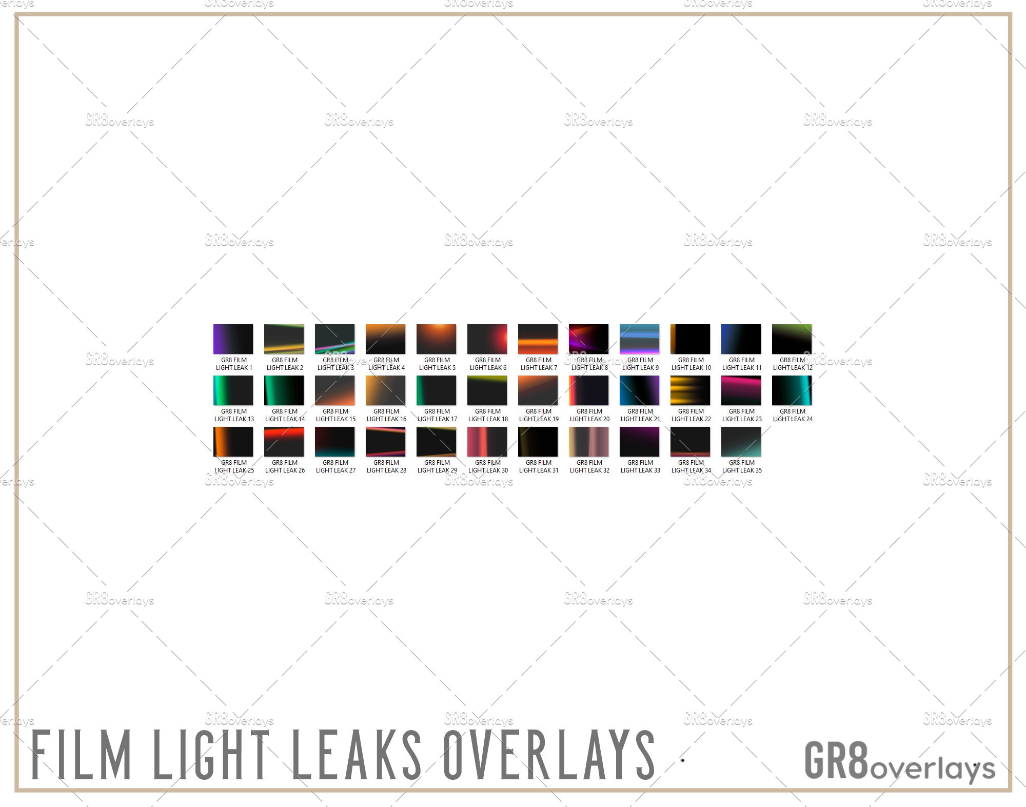 FILM LIGHT LEAK Overlays Light Leaks Overlays Light Leak - Etsy