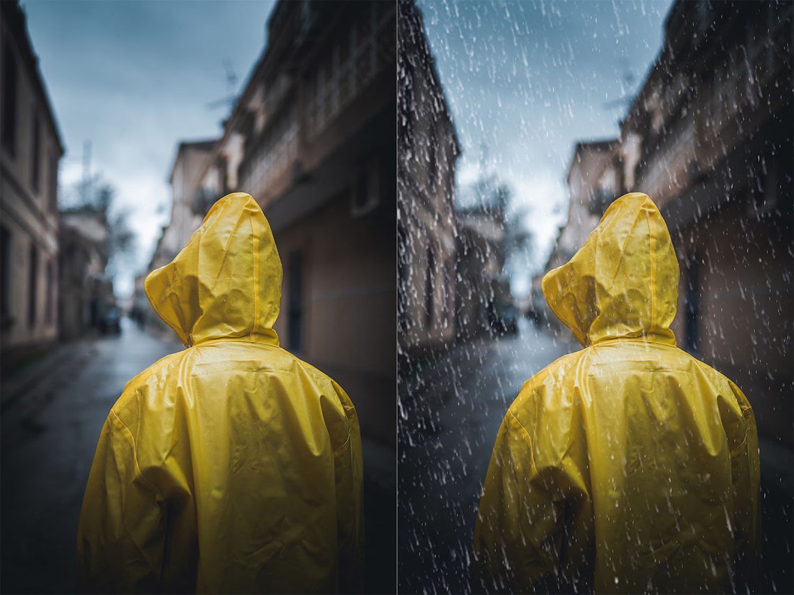 RAIN OVERLAYS Rainstorm Overlays Rain Overlay Photo | Etsy