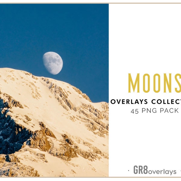 Realistic Moon - Etsy