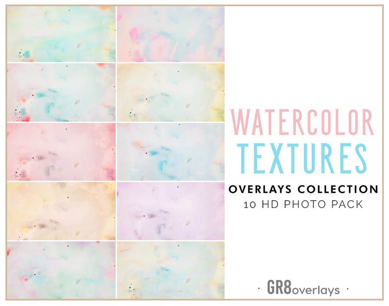 Watercolor TEXTURES HD Textures HQ Textures Background | Etsy