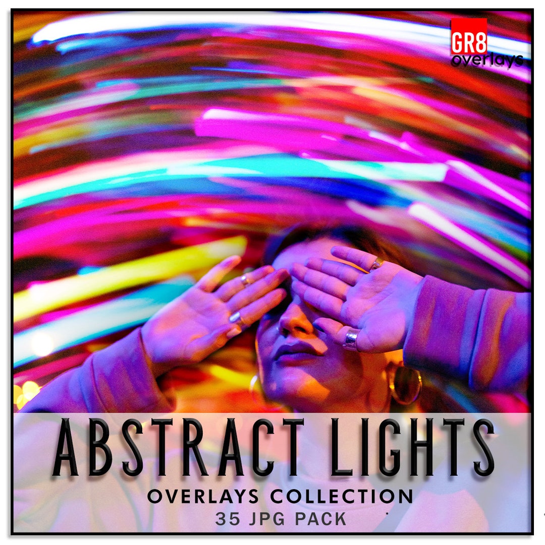 ABSTRACT LIGHTS OVERLAYS, Bokeh Lights Effect, Photo Overlays ...