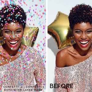 40 CONFETTI OVERLAYS, Blowing Confetti Overlays, Confetti Overlay ...