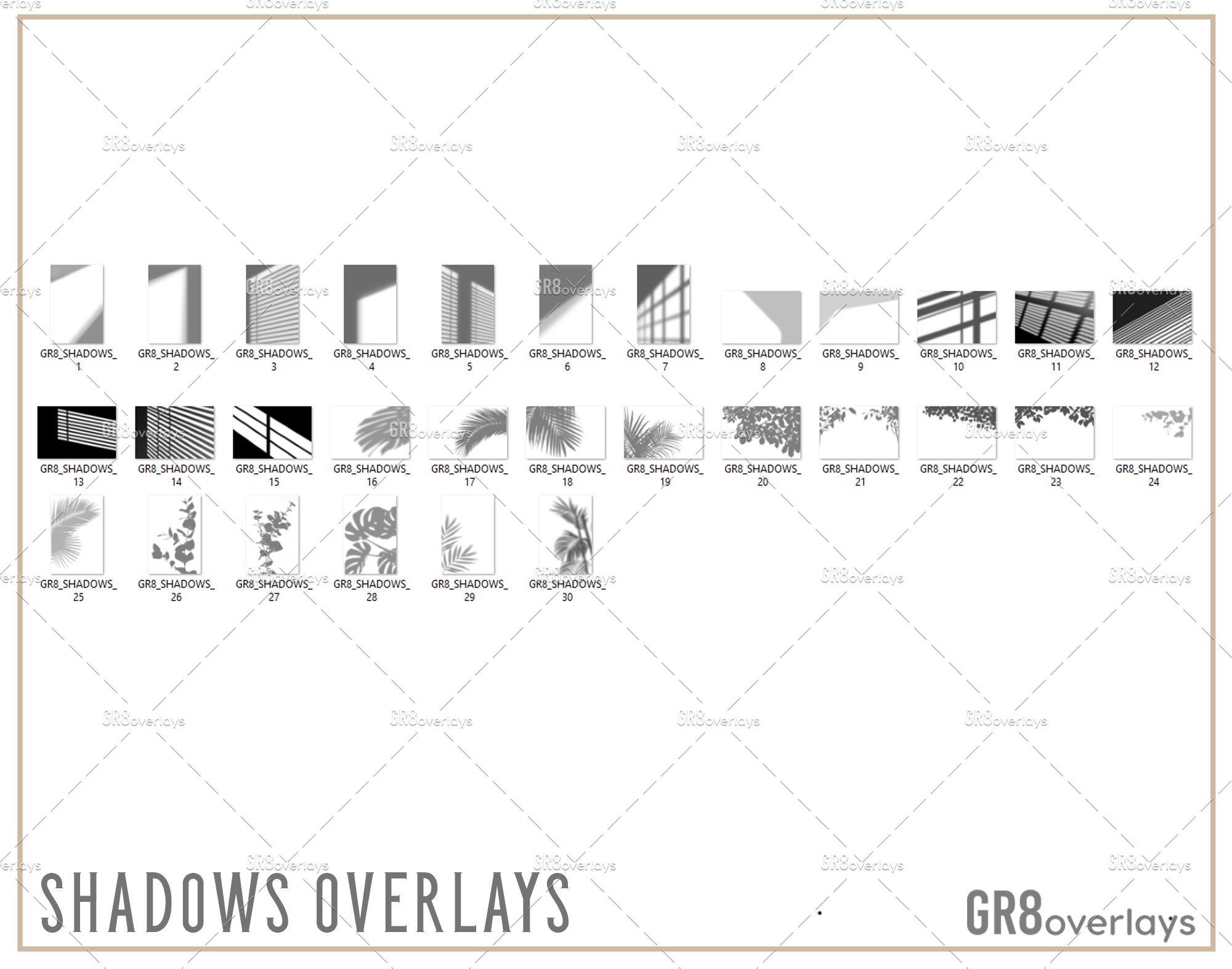 SHADOWS Overlays, PNG, Shadows, Blinds Reflections, Photoshop Overlays ...