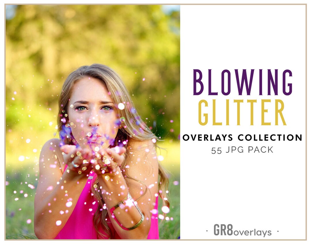 55 GLITTER OVERLAYS, Blowing Glitter Overlays, Glitter Overlay, Photo ...