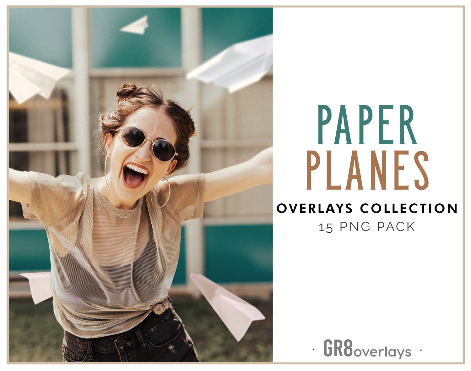 PAPER PLANES Overlays PNG Planes Flying Planes Photoshop - Etsy