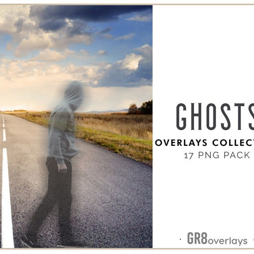 GHOSTS Overlays Png Photoshop Overlays Photoshop Overlay | Etsy UK