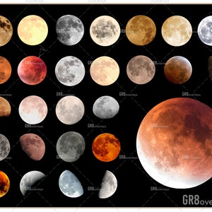 MOON OVERLAYS, PNG, Moon, Moons, Photoshop Overlays, Photoshop Overlay ...