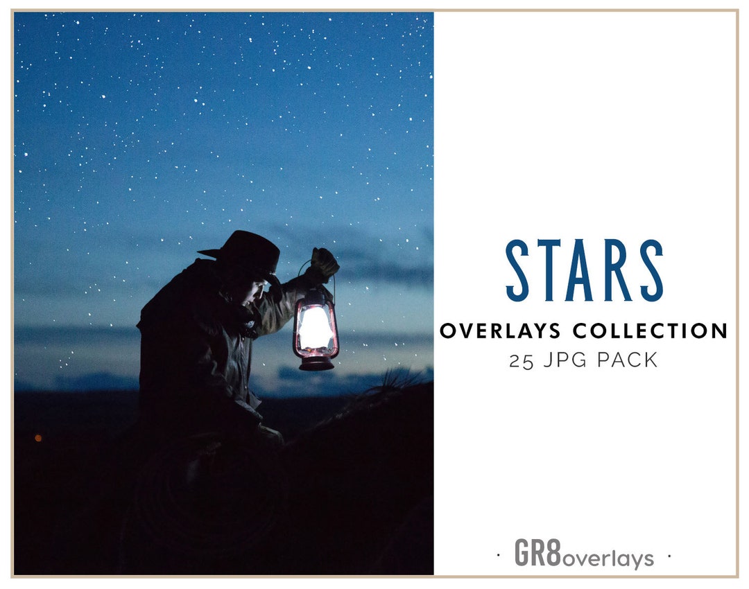 STARS OVERLAYS Sky Overlays Starry Sky Photo Overlay - Etsy