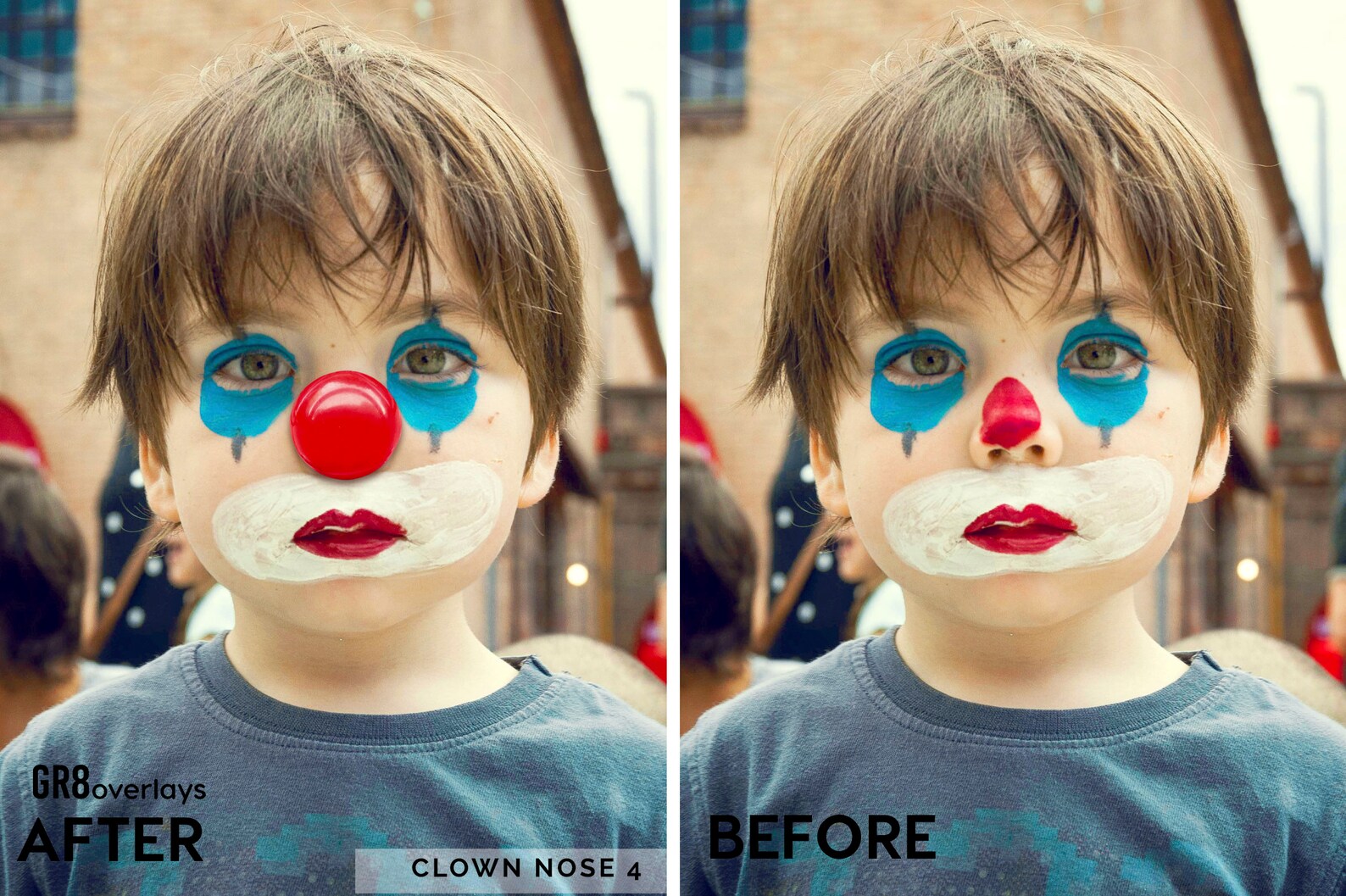 10 CLOWN NOSES Photoshop Overlays, PNG Files, Photo Overlays, Photoshop ...