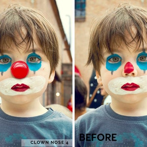 10 CLOWN NOSES Photoshop Overlays, PNG Files, Photo Overlays, Photoshop ...