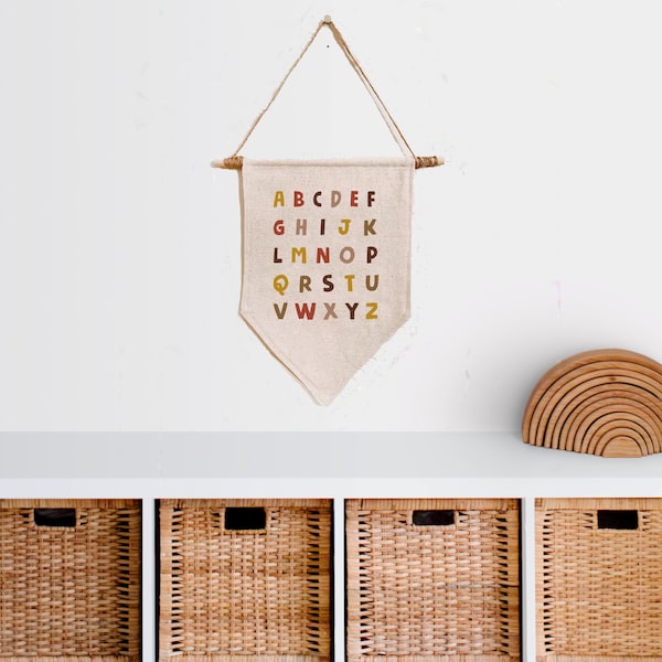 Alphabet Banner Wall Decor - Etsy