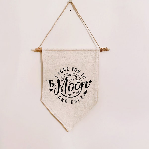 Moon Banner - Etsy