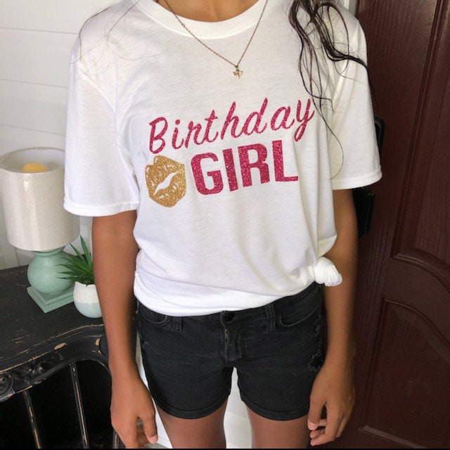 Birthday Girl/squad Shirts - Etsy