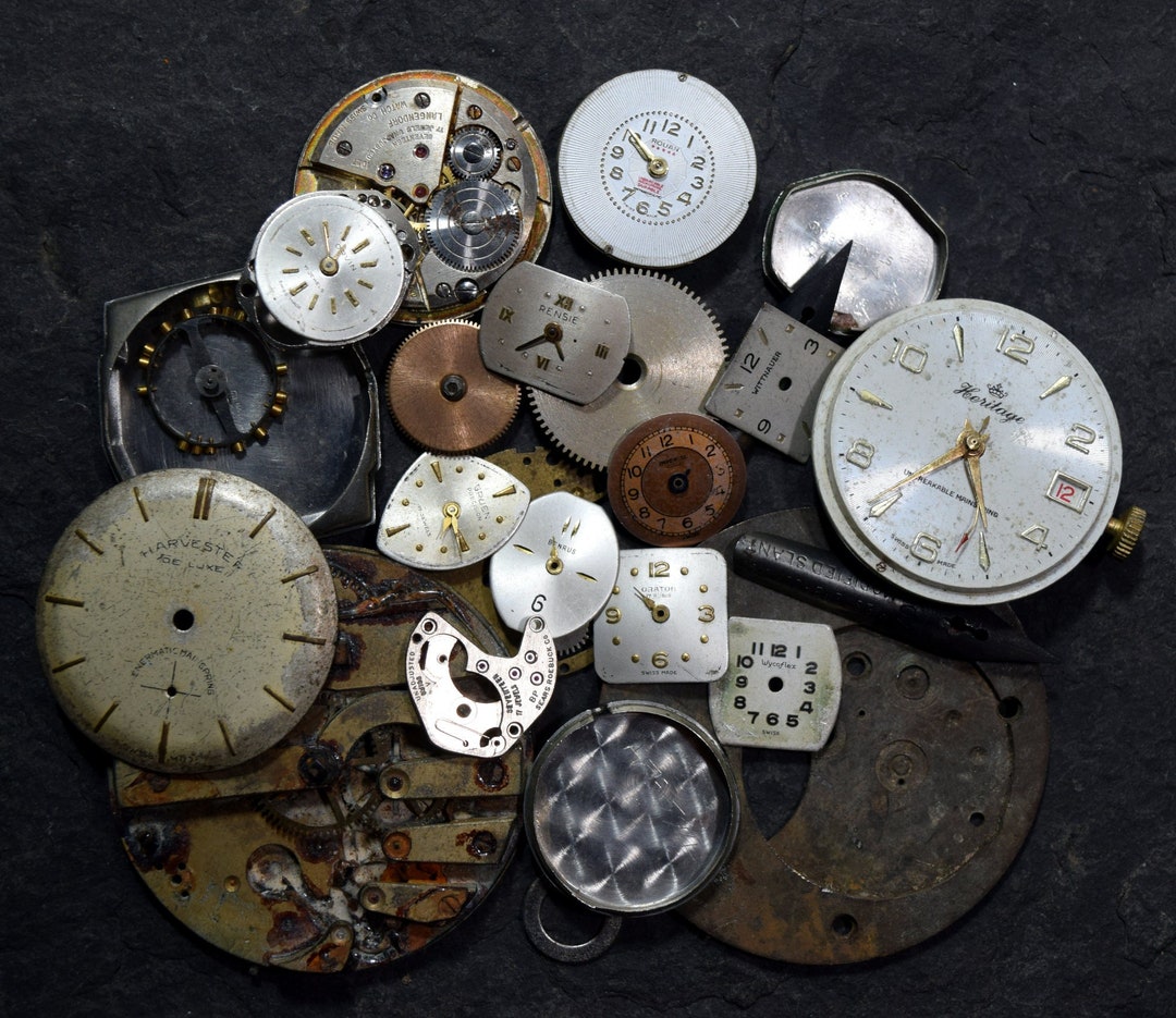 Steampunk Watch Parts Destash Lot Vintage Watch Movements - Etsy