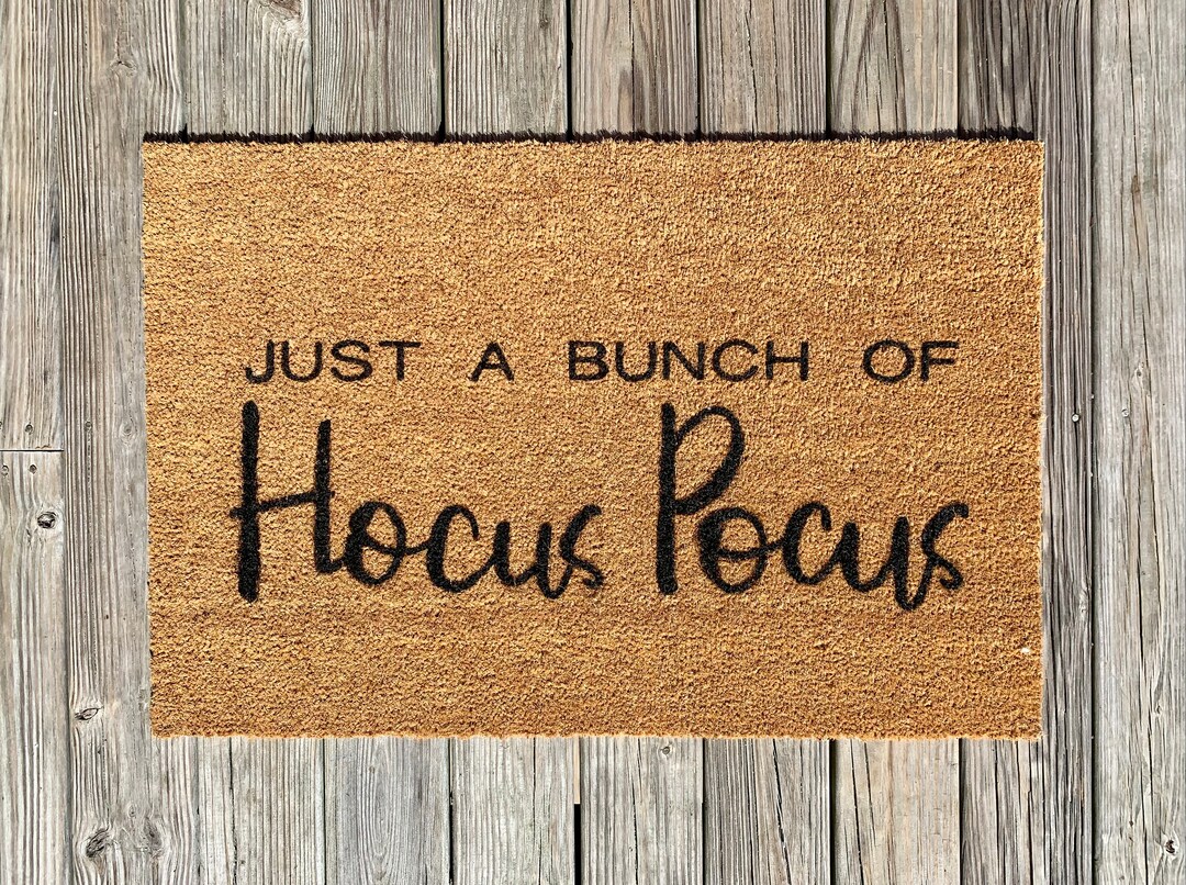 Hocus Pocus Welcome Mat, Halloween Door Mat - Etsy