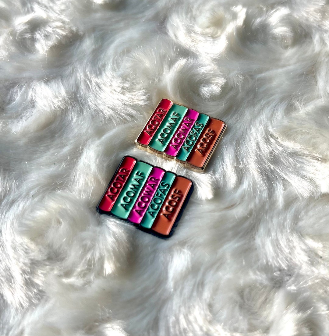 ACOTAR Book Stack, Pin - Etsy