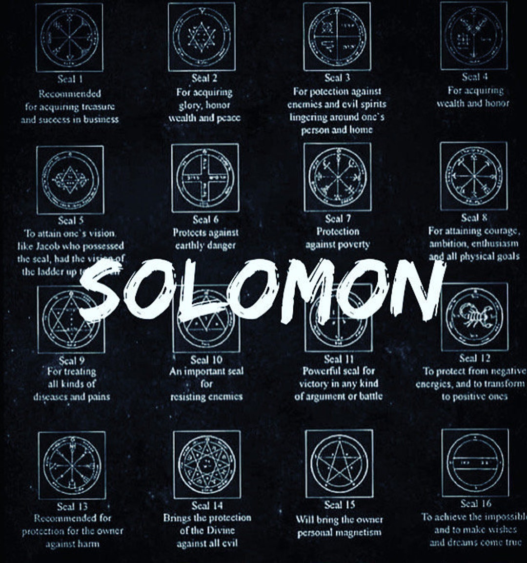 Solomon Blessing, Pact, and Portal - Etsy