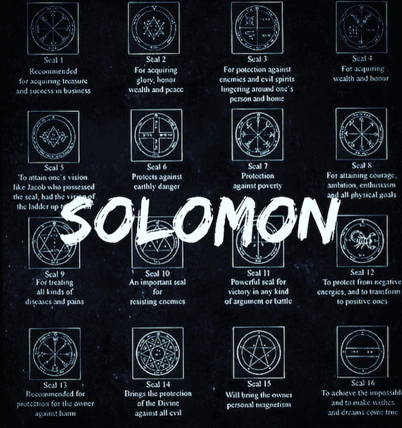 Solomon Blessing Pact and Portal - Etsy UK