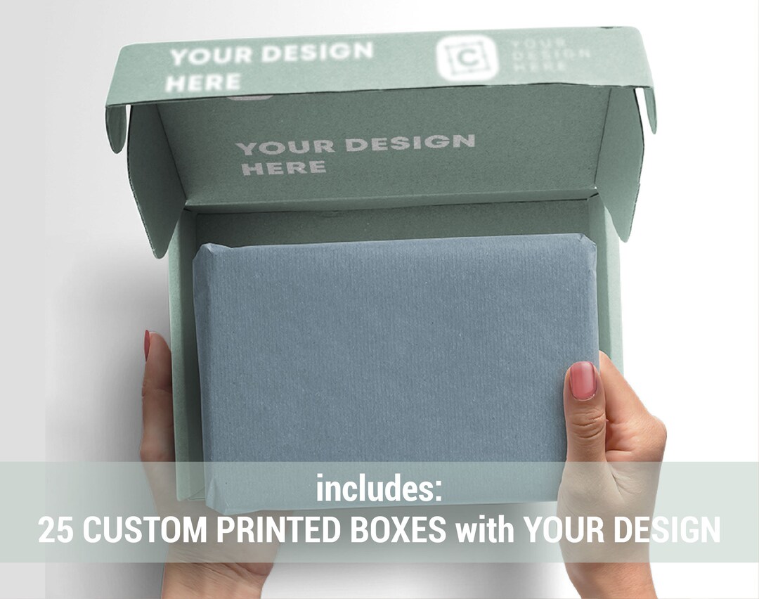 Custom Box With Logo (pack of 25 Boxes) Medical, Dental, Lab ...