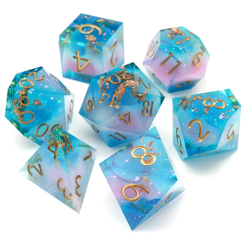 Pearl D&d Dice - Etsy