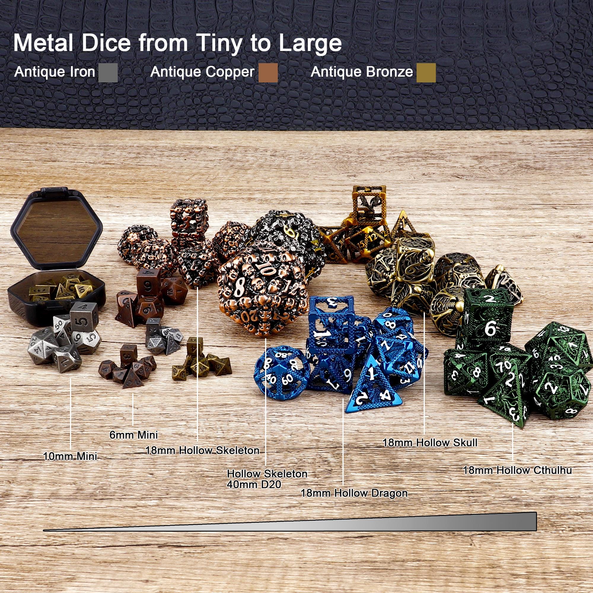 Mystery DND Dice Set: Handmade Sharp Edge Metal Dice - Etsy
