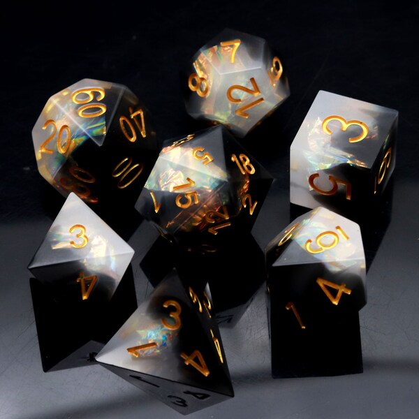 Black Dice Set - Etsy