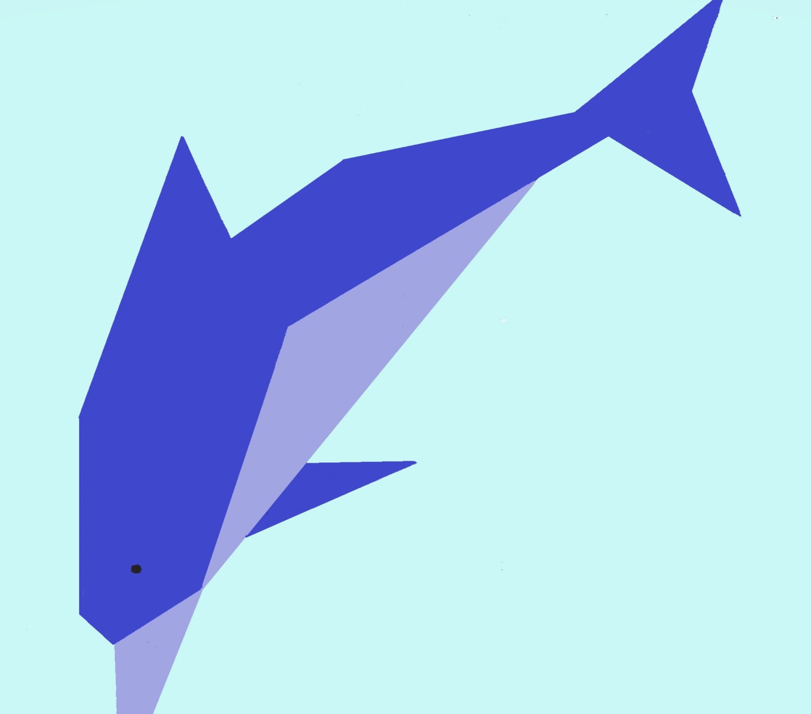 Dolphin Block Quilt Patchwork Pattern Pdf Summer Quilt Block Decor for ...