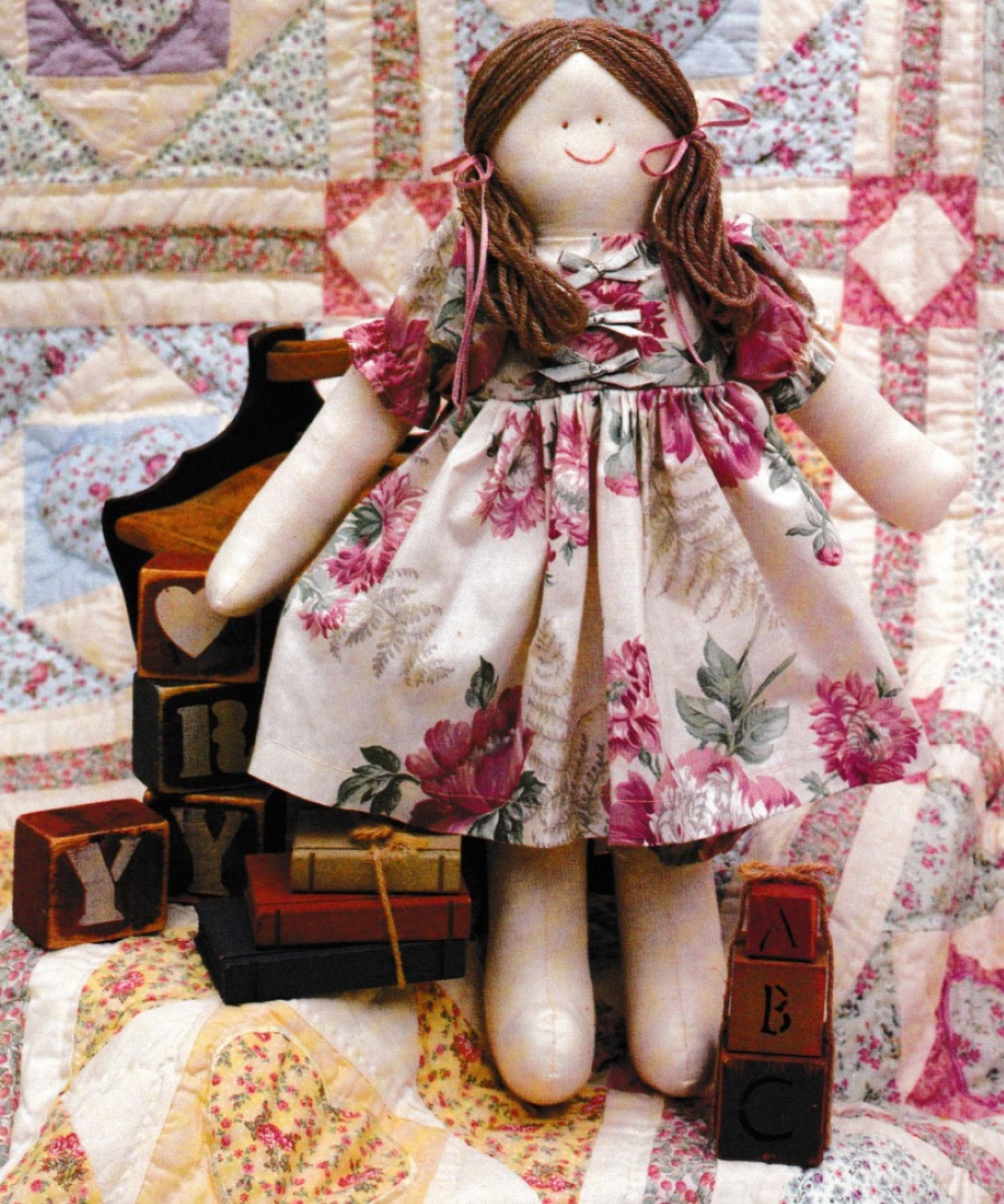 Vintage Cloth Doll Pattern Pdf Easy Dolls Craft With Kids Project ...