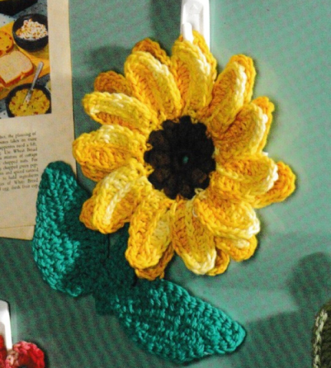 Crochet Large Sunflower Pattern Pdf Easy Diy Crochet for Beginners With ...