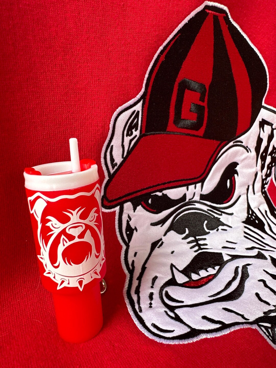 Georgia Bulldogs UGA SEC Mini Stanley Cup Inspired Keychain Charm ...