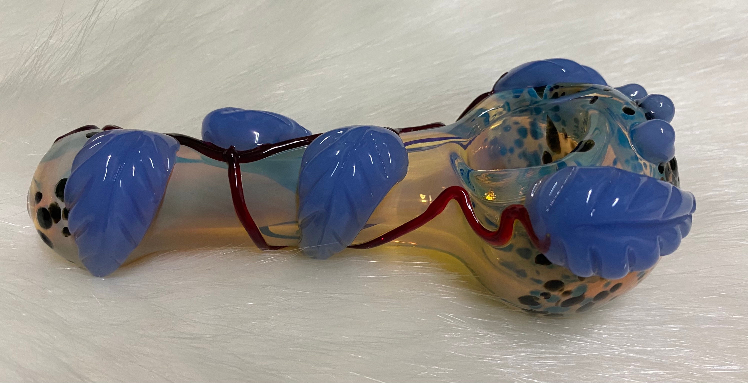 Exotic Leaf Glass Hand Pipe Buy Any Two Items From Shop Get - Etsy ...