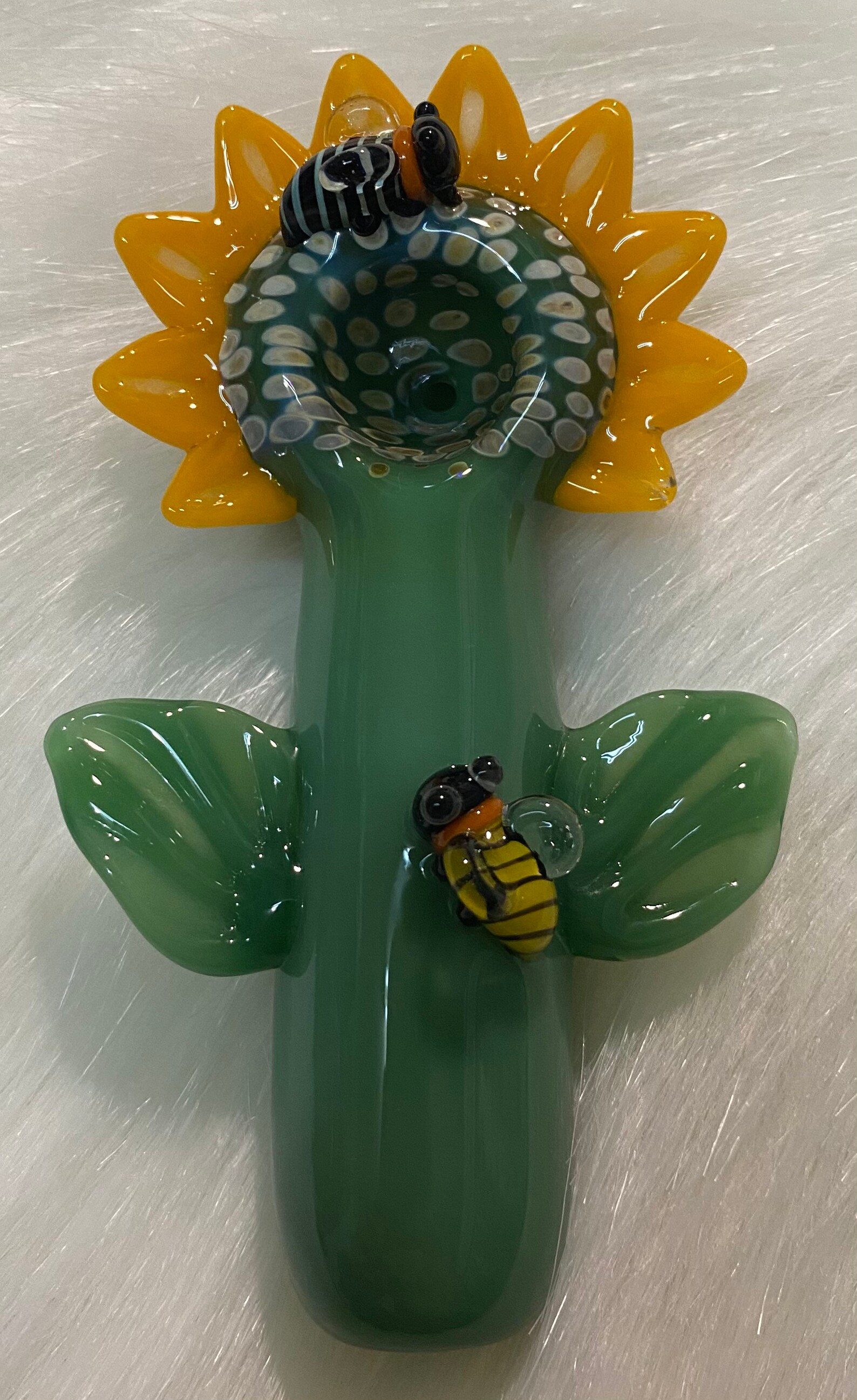 Flowers Bee Glass Hand Pipe Buy Any Two Items From Shop Get - Etsy