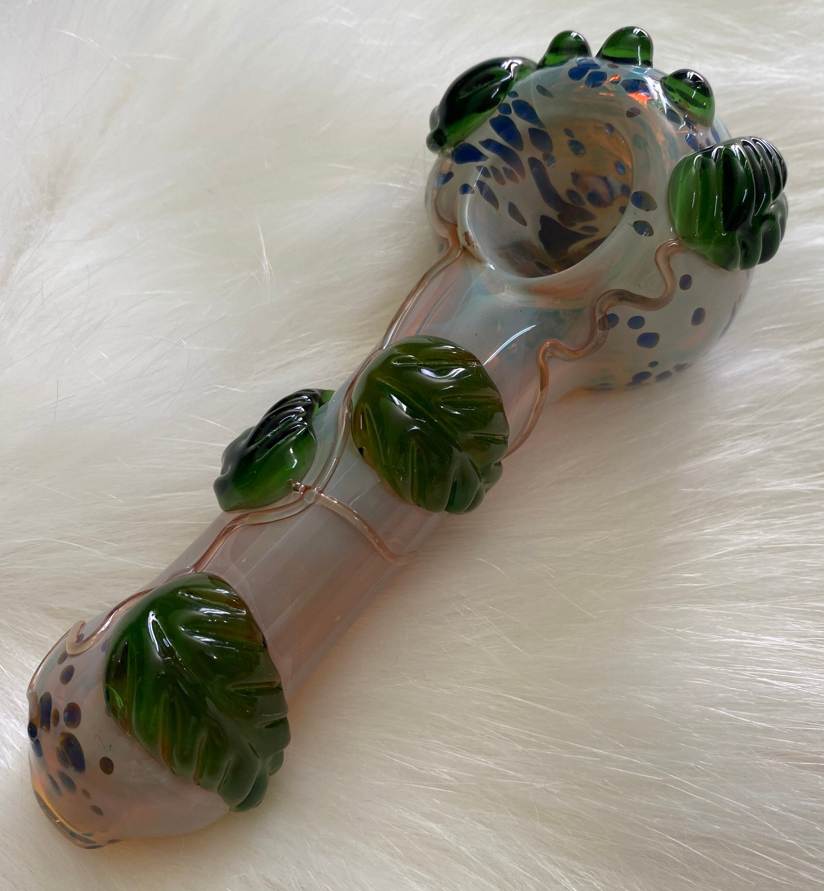 Exotic Leaf Glass Hand Pipe Buy Any Two Items From Shop Get - Etsy ...