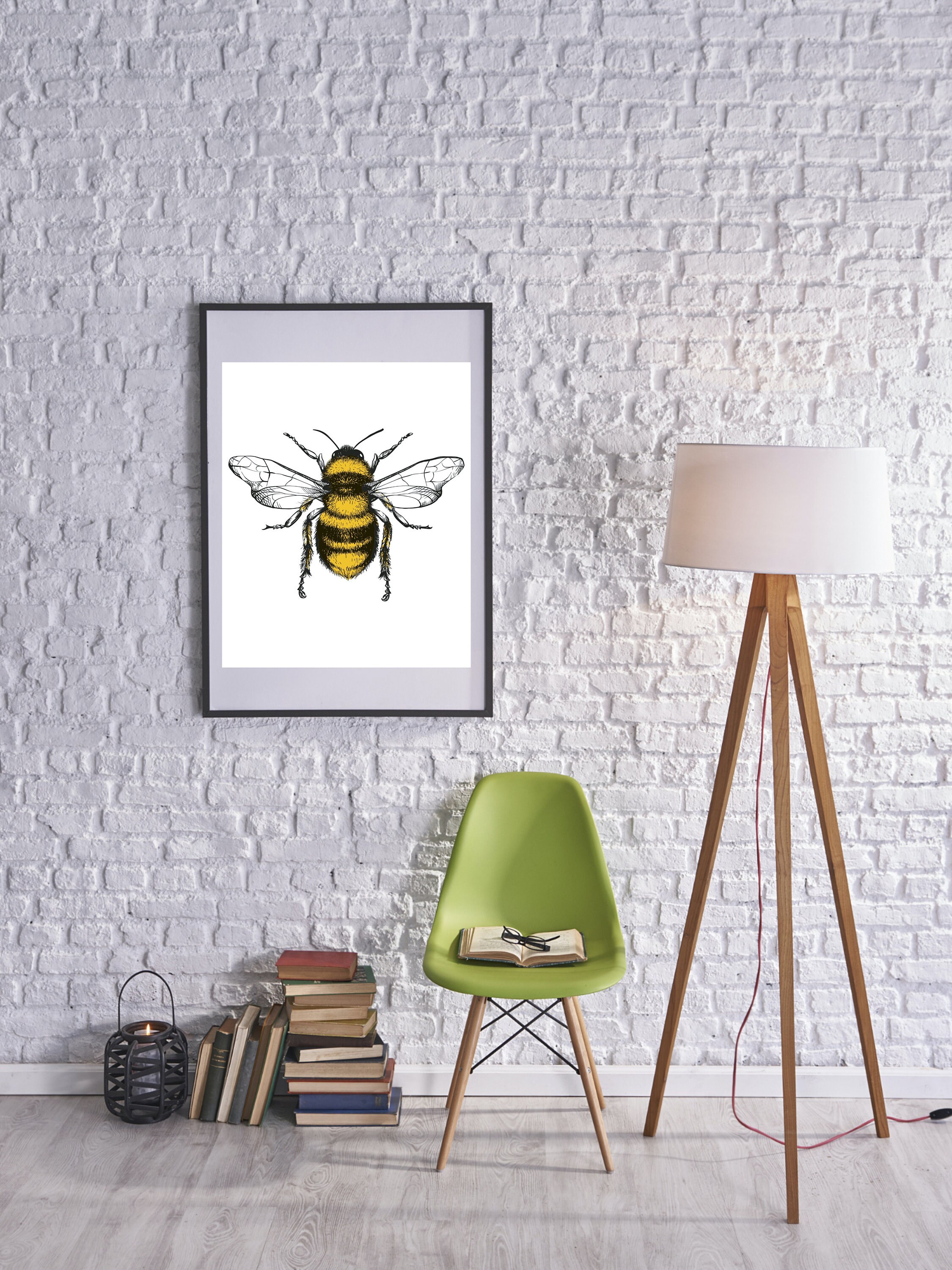 DIGITAL DOWNLOAD Bumble Bee Wall Art Download - Wall Art, Home Decor ...