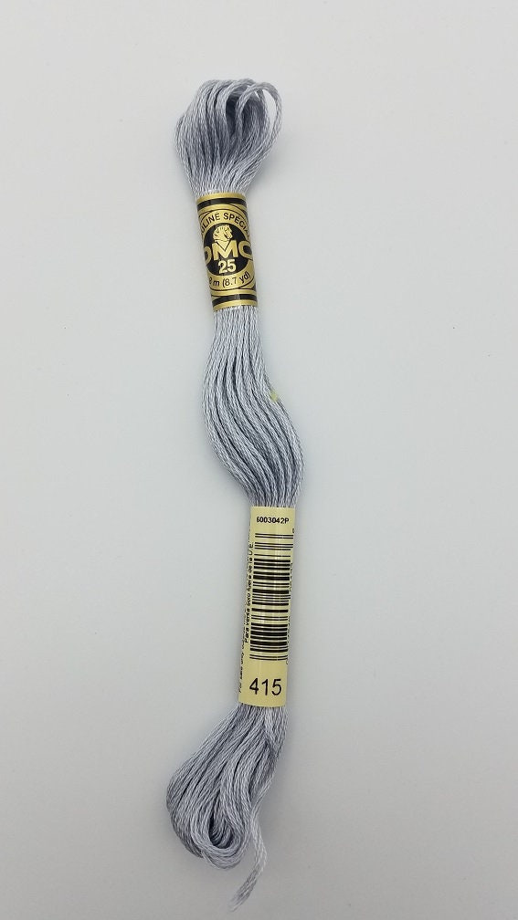 DMC 415 6-strand Floss Pearl Gray - Etsy