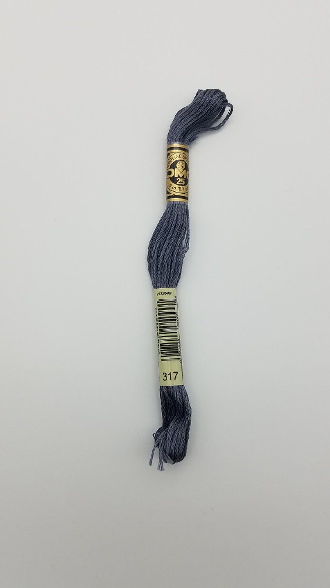 DMC 317 6-strand Floss Pewter Grey - Etsy