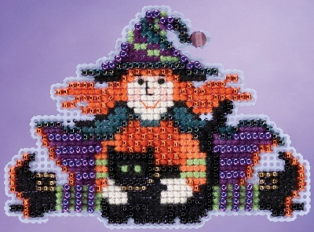 Mill Hill Autumn Harvest Wacky Wendy Cross Stitch Kit - Etsy