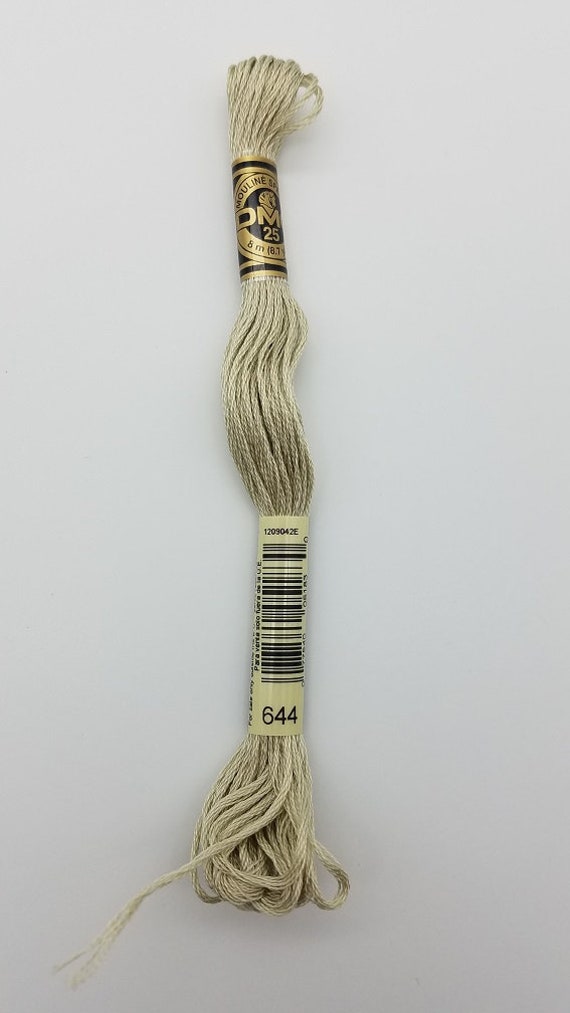DMC 644 6-strand Floss Beige Gray Medium | Etsy
