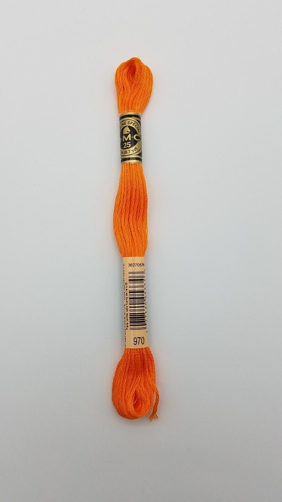 DMC 970 6-strand Floss Pumpkin Light - Etsy
