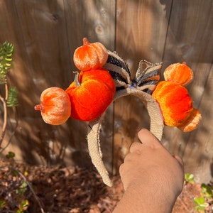 Pumpkin Mickey Ears Handmade Headbands for Teens Adults - Etsy