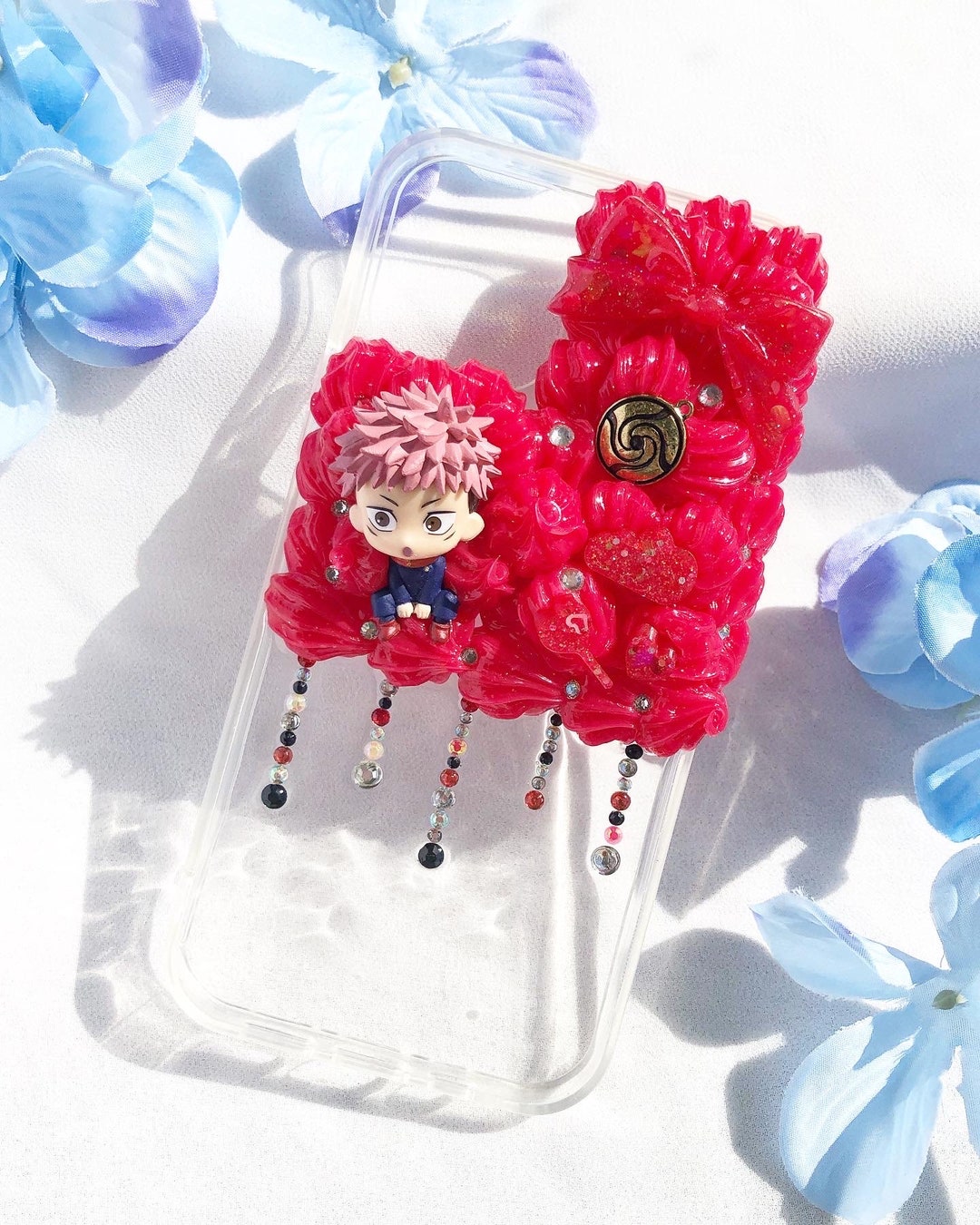 Itadori Yuuji JJK Premade Half Whip Decoden Case iPhone 12/12 Pro - Etsy