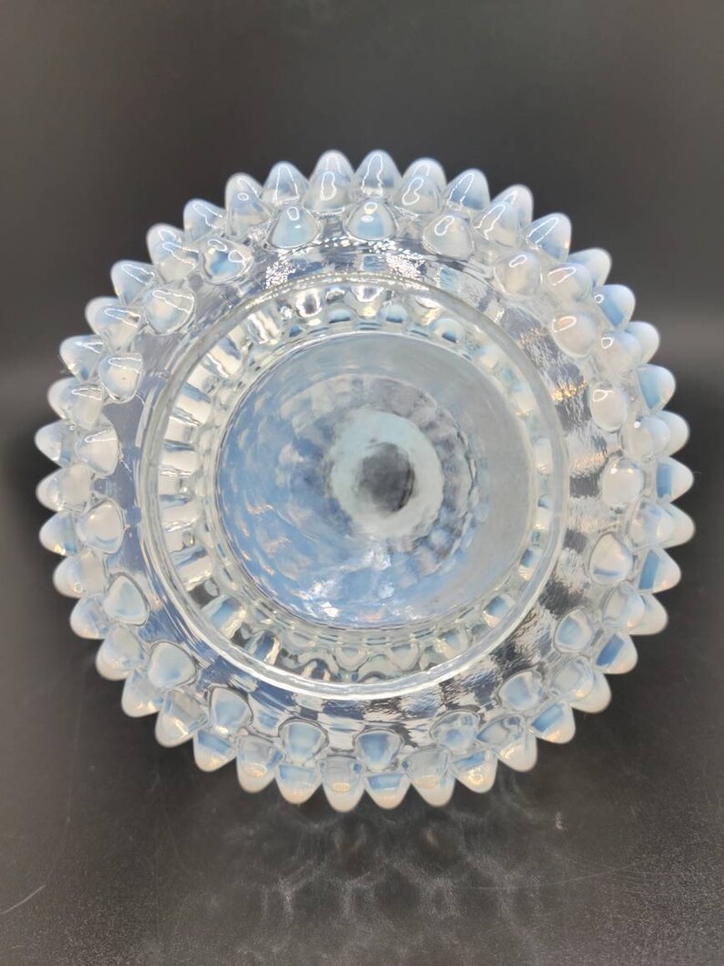 Fenton Opalescent Hobnail Perfume Bottle. - Etsy