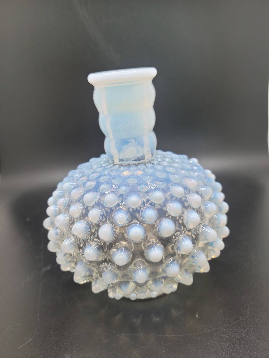 Fenton Opalescent Hobnail Perfume Bottle. - Etsy