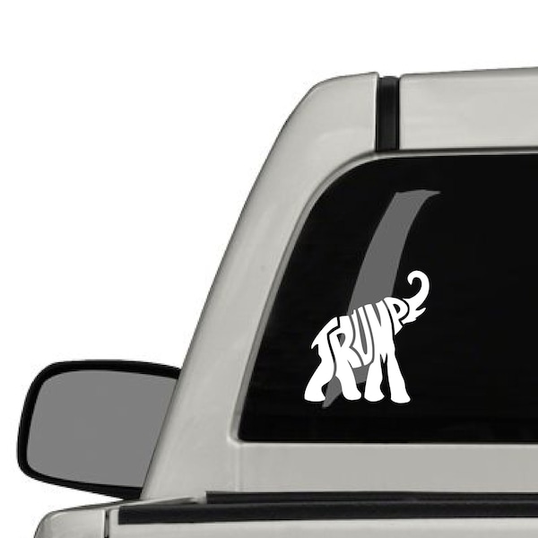 Elephant Car Decal - Etsy